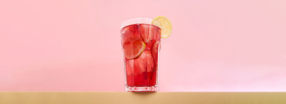 Strawberry Lemonade Iced Tea Cocktail Recipe | Bird & Blend Tea Co.