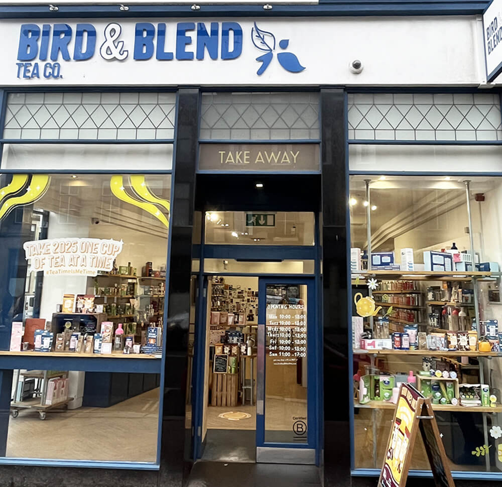 Bird & Blend Tea Co. Glasgow Store