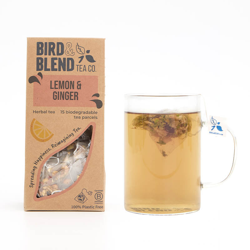 Lemon and Ginger Tea Bag Gift | Bird & Blend Tea Co.