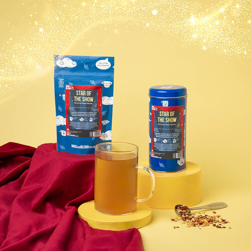Star of The Show Tea | Carrie Hope Fletcher | Bird & Blend Tea Co.